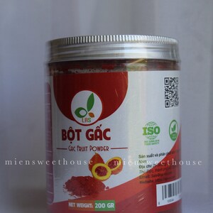 Gac Fruit Powder Bột Gấc Natural Red Food Color - Etsy