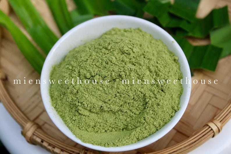 Pandan Powder - Dry Pandan Leaf - Bột Lá Dứa - Vietnamese Cooking ...
