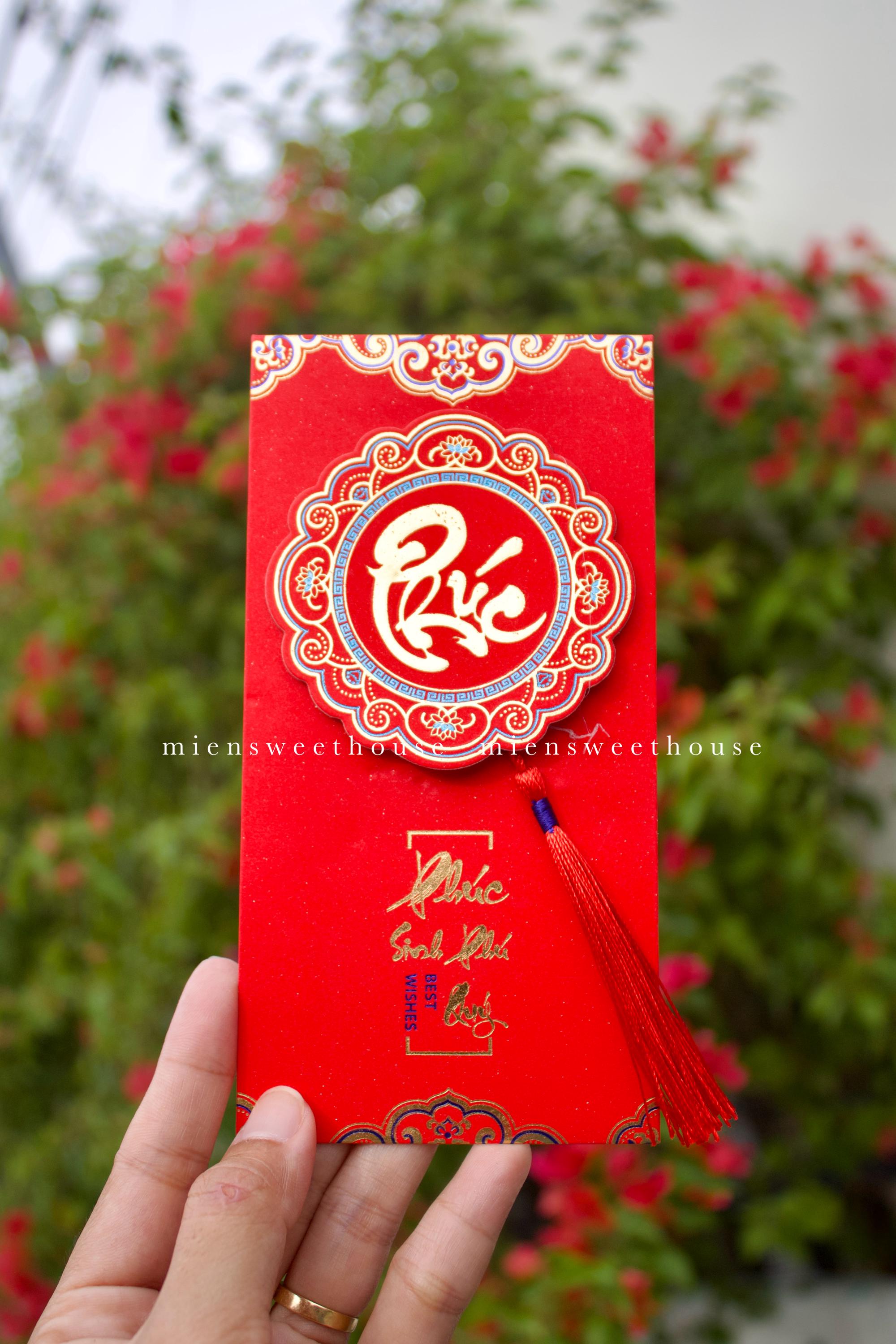 Vietnamese Red Envelopes – “ Xuan, Phát, Tài, Phúc, Lộc, Thọ” Lucky ...