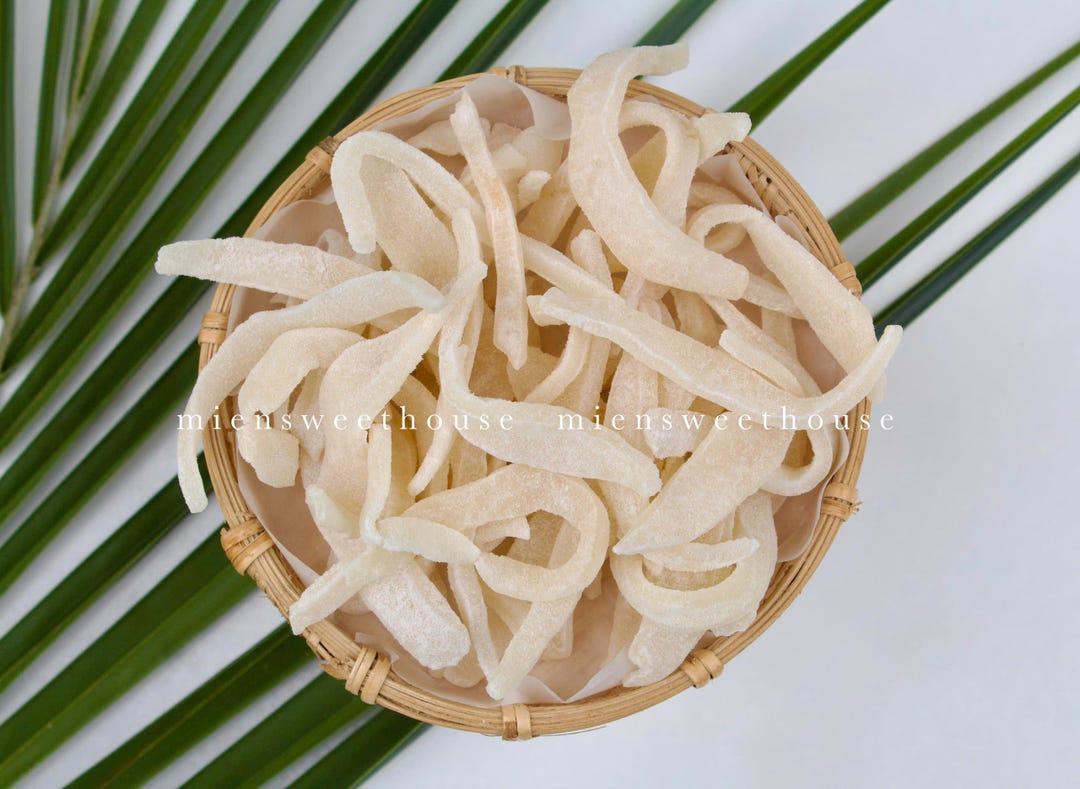 Ben Tre Young Coconut Strips: Vietnamese Coconut Candy, Handmade - Etsy UK