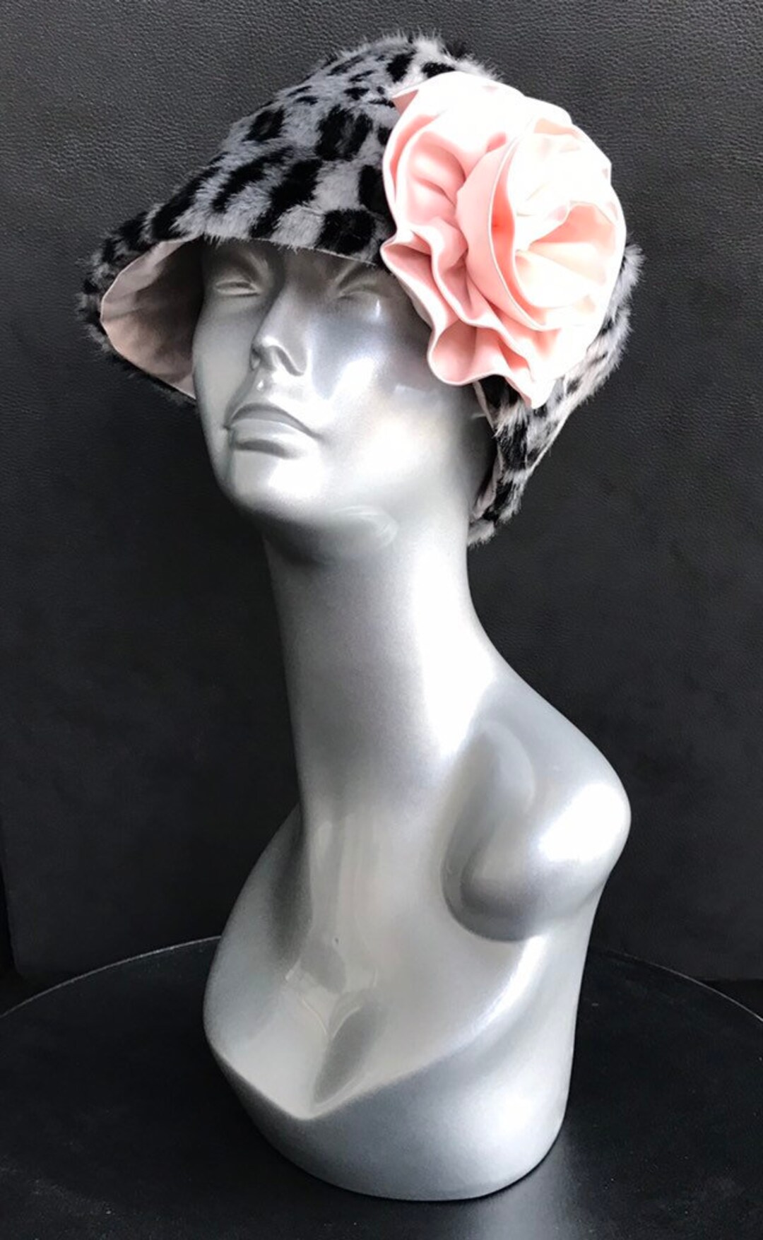 Made to Order Women's Snow Leopard Winter Hat - Etsy