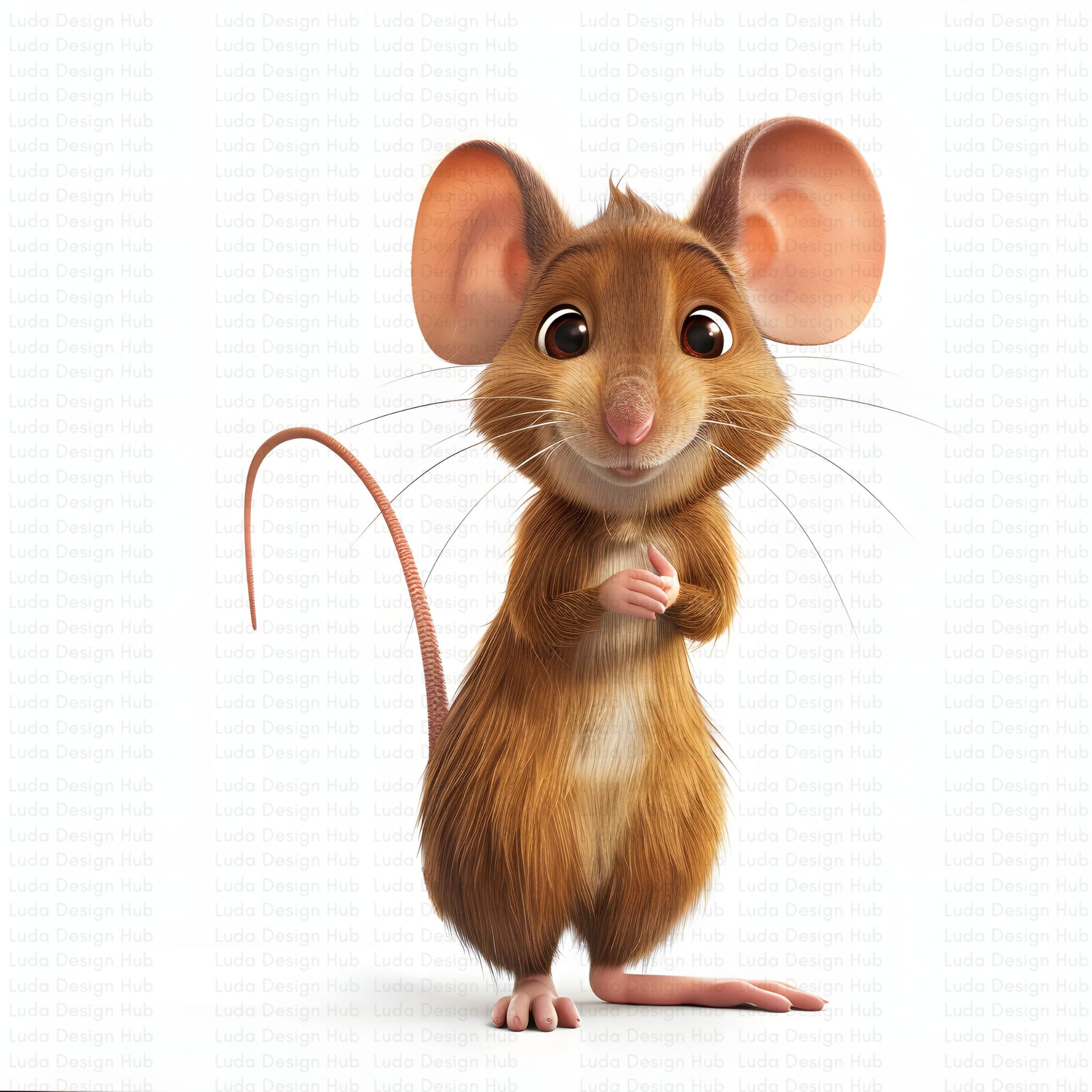 Funny Mouse Clipart: Quirky PNG Images for Crafts (commercial Use) - Etsy