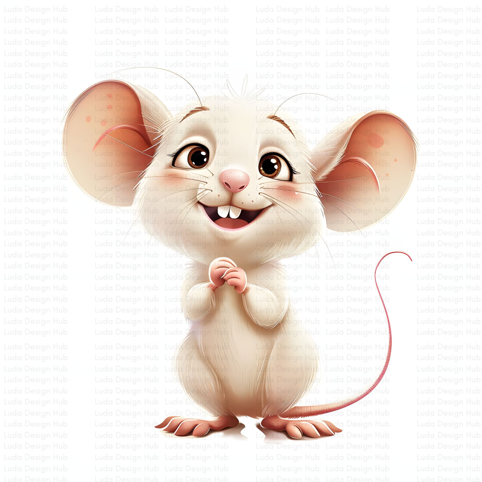 Funny Mouse Clipart: Quirky PNG Images for Crafts (commercial Use) - Etsy