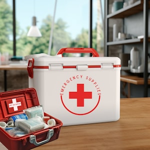 Emergency Kit Label Designs: Distinct SVG, PNG, JPEG Bundle for Swift ...