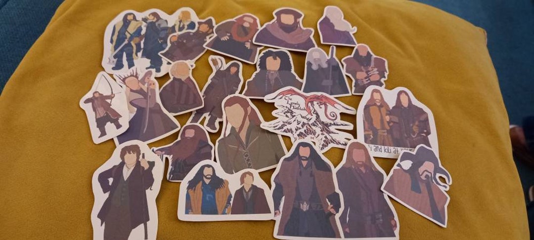 The Hobbit Sticker Set - Etsy UK