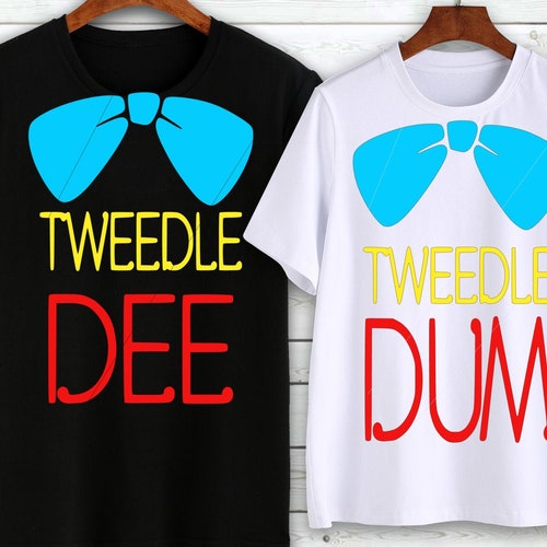 Tweedle Dee Tweedle Dum Png Jpd Svg File - Etsy