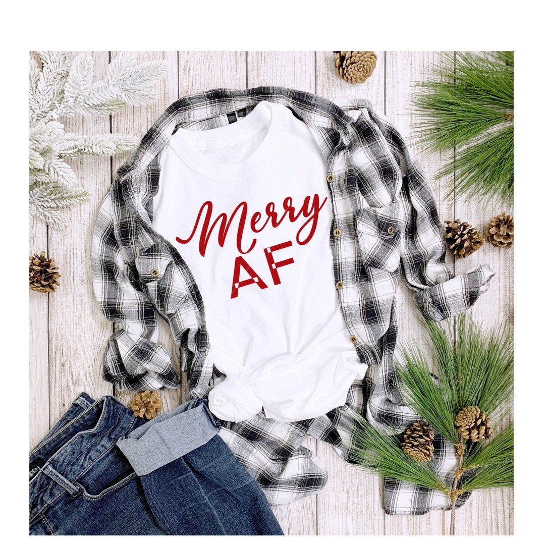 Merry AF Png,jpg, Svg, Cricut, Silhouette File - Etsy UK