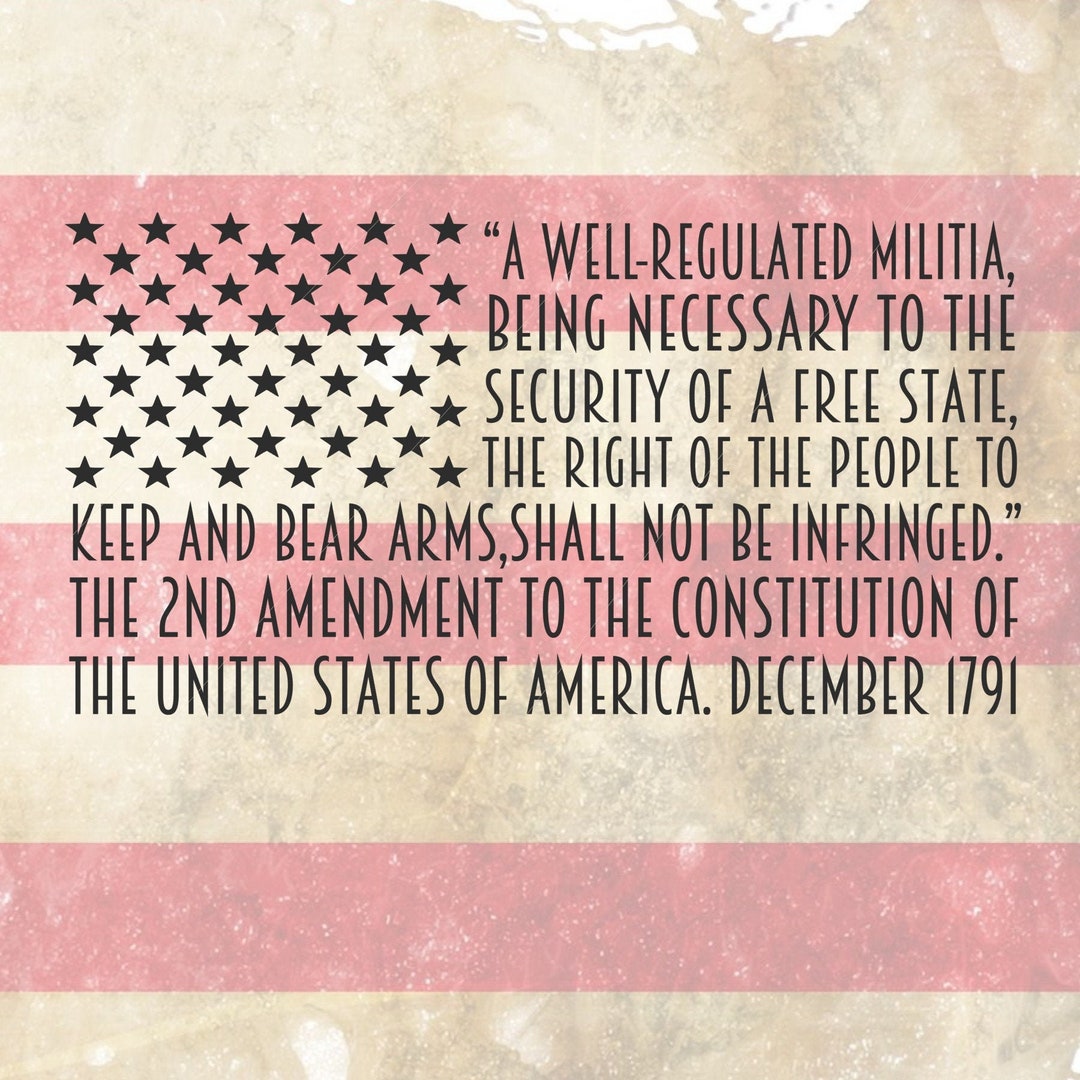 2nd (second) Amendment Constitution Png,jpg,svg,silhouette, Cricut ...