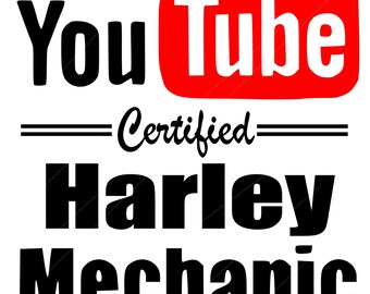 Youtube Certified Mechanic Svg - Etsy