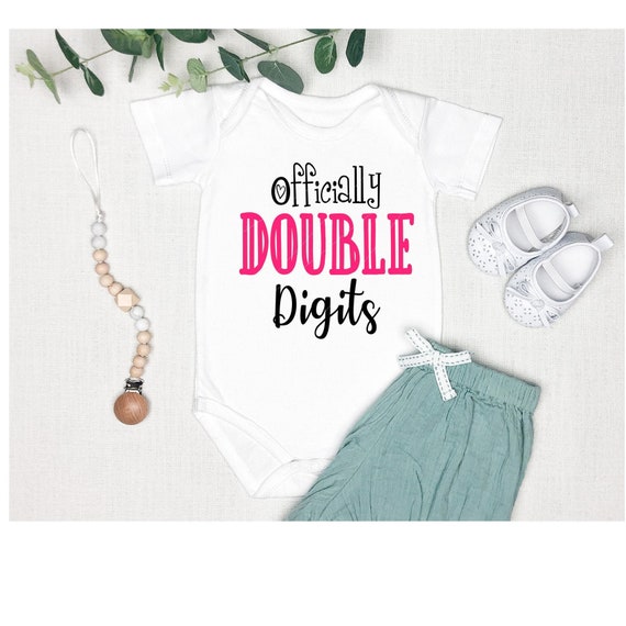 Officially Double Digits Birthday Pngjpgsvg Cricut | Etsy