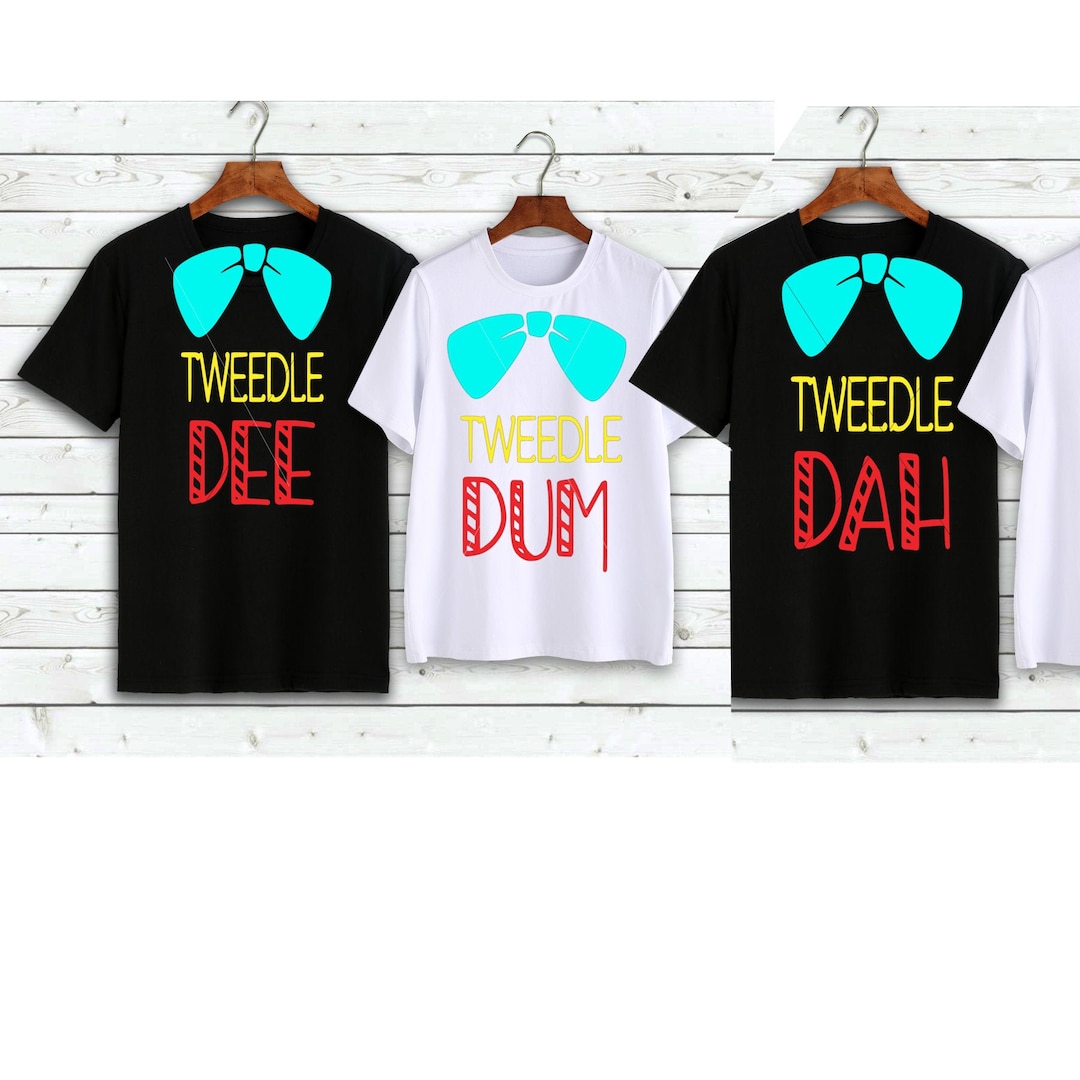 Tweedle Dee, Tweedle Dum, Tweedle Dah Png, Jpg, Svg, Cricut, Silhouette ...