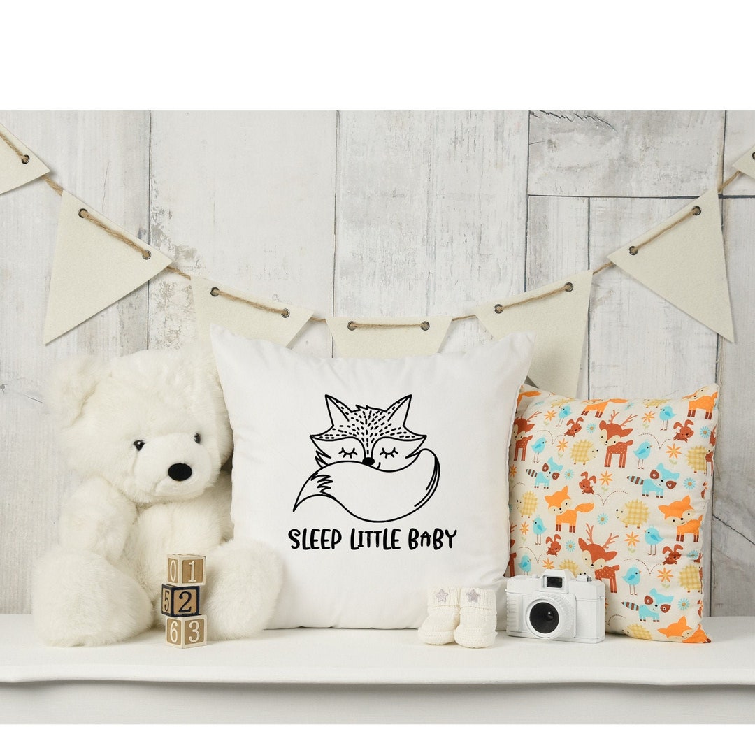 Sleeping Fox, Sleep Little Baby Png, Jpg, Svg, Cricut, Silhouette File ...
