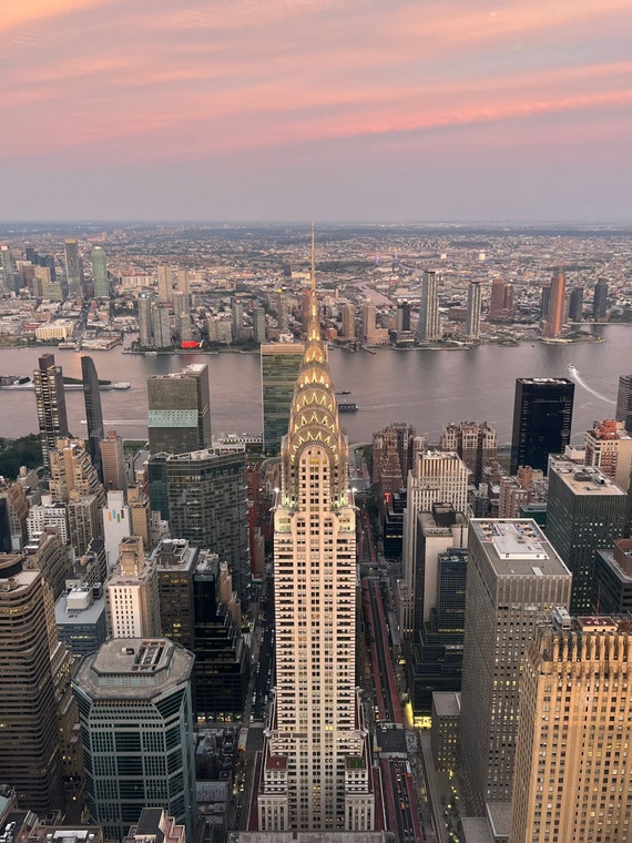 Chrysler Building Sunset
