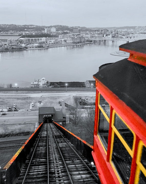 Duquesne Incline Pittsburgh Selective Color | Etsy