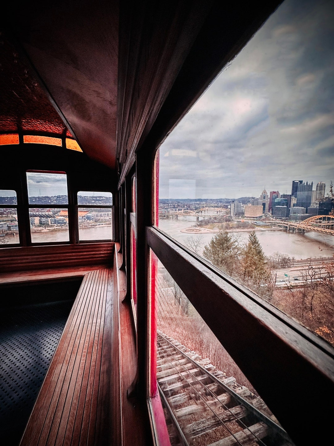 From Inside the Duquesne Incline Cable Car - Etsy