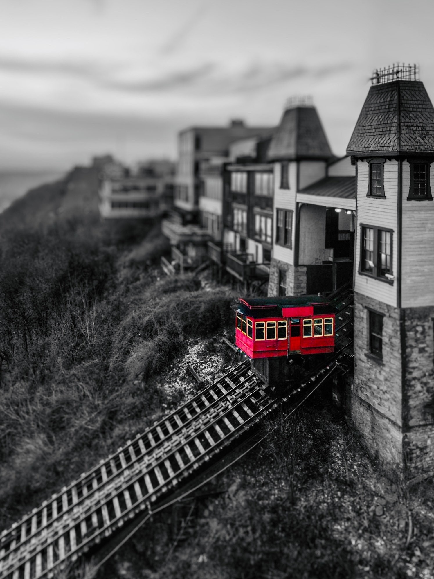 Duquesne Incline Tilt Shift Effect | Etsy