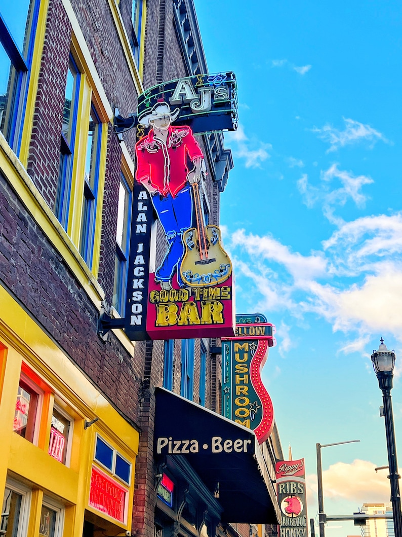 Alan Jackson Good Time Bar Broadway Honkytonks Nashville - Etsy