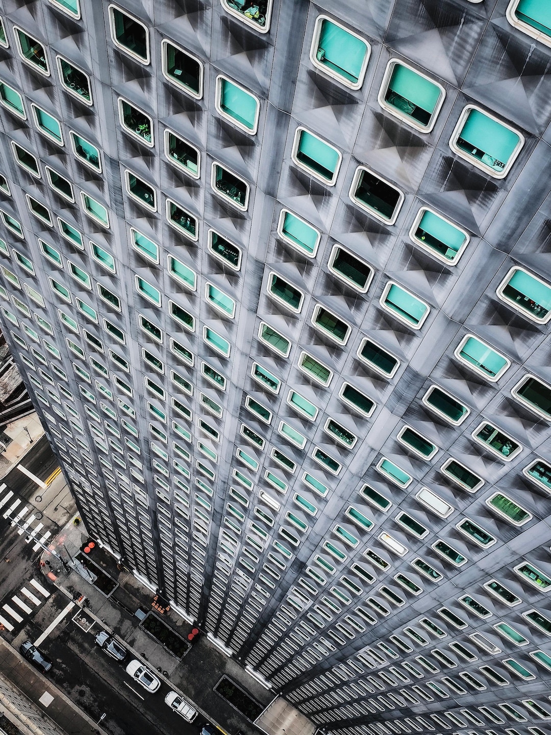 Don't Look Down - an Aerial View of the Alcoa Building in Downtown ...