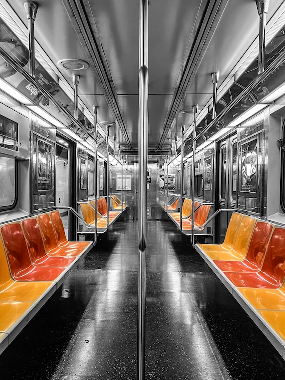 New York City Subway Train Car