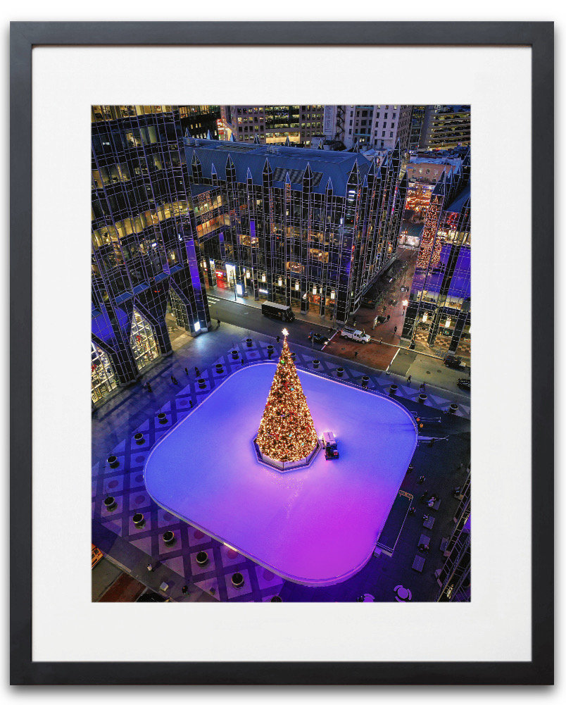 The PPG Ice Skating Rink and Christmas Tree Pittsburgh Light - Etsy