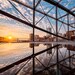 Sunset Reflection Using a Puddle on the Smithfield St. Bridge - Etsy