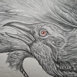 The Raven Original Hand Pulled Linocut Print - Etsy