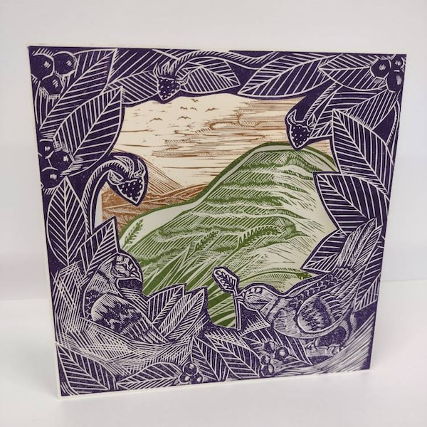 Linocut Cards - Etsy