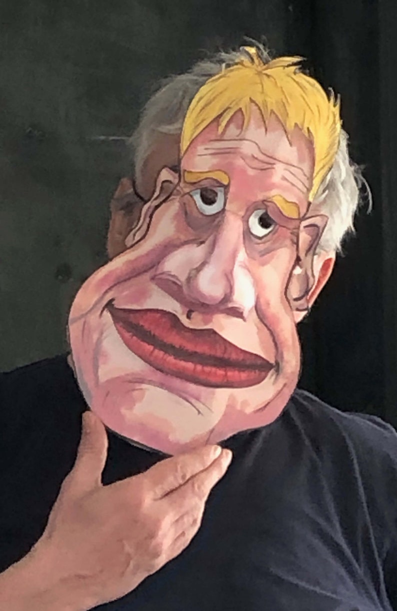 Make Your Own Boris Johnson Caricature Mask - Etsy