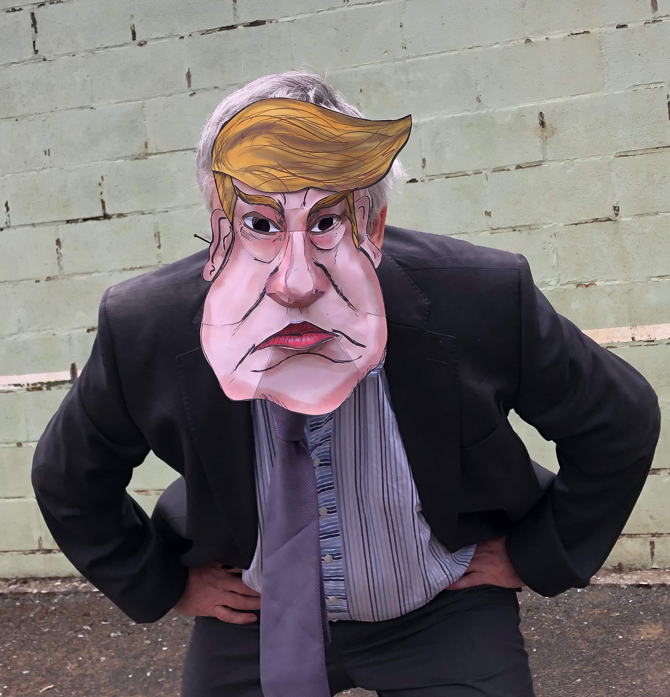 Make Your Own Donald Trump Caricature Mask - Etsy