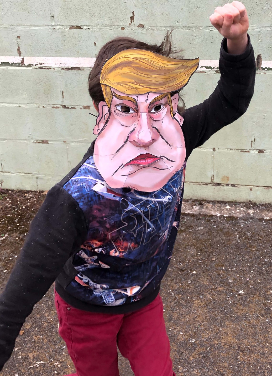 Make Your Own Donald Trump Caricature Mask - Etsy