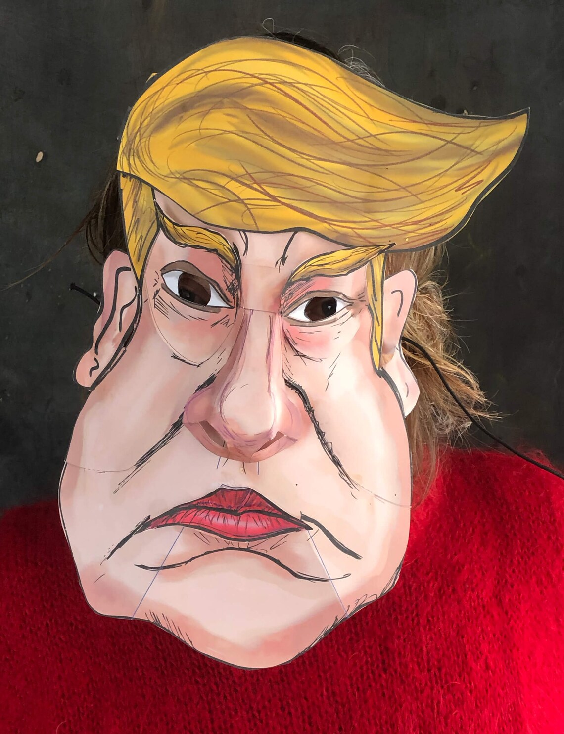 Make Your Own Donald Trump Caricature Mask - Etsy