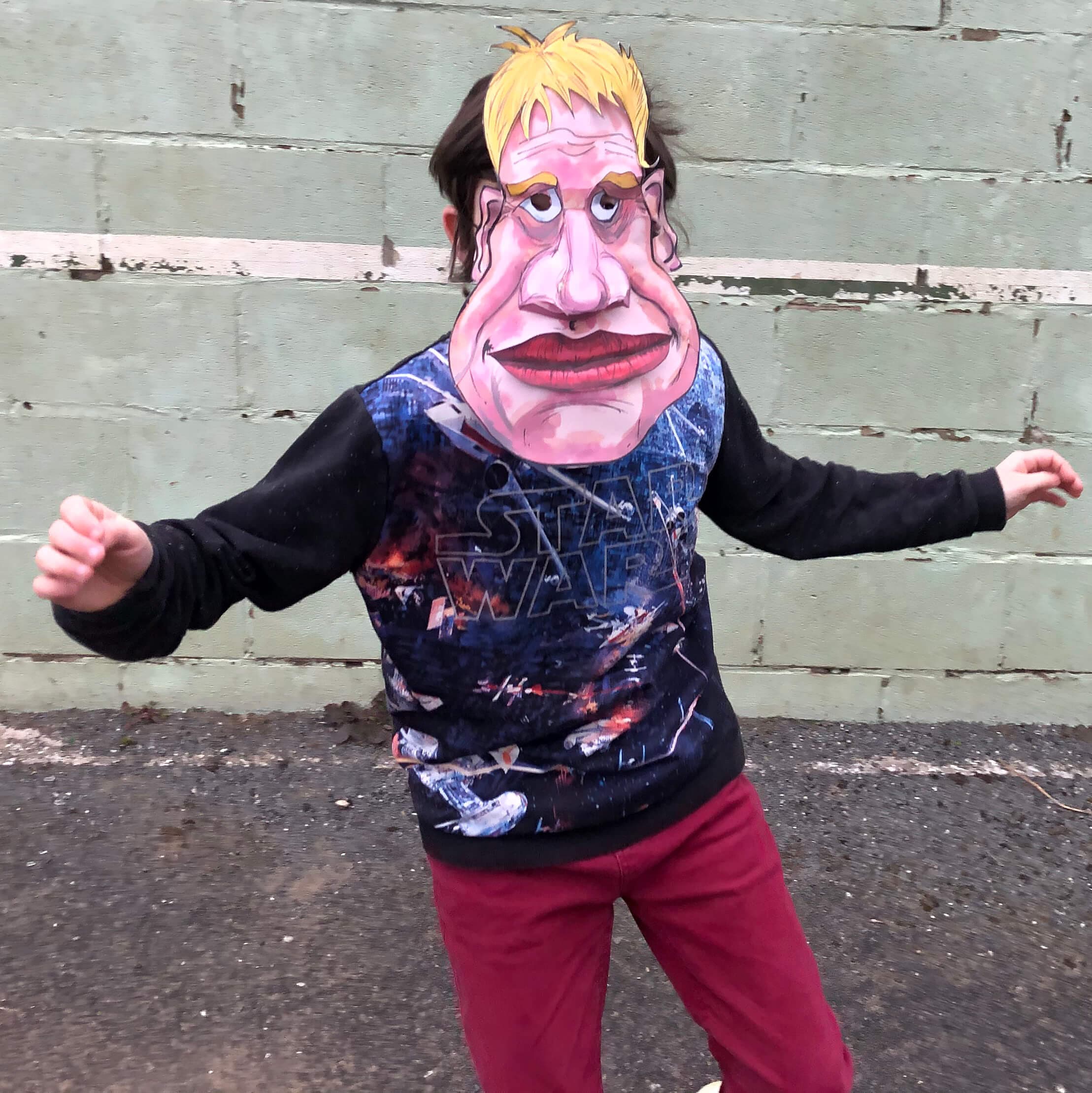 Make Your Own Boris Johnson Caricature Mask - Etsy