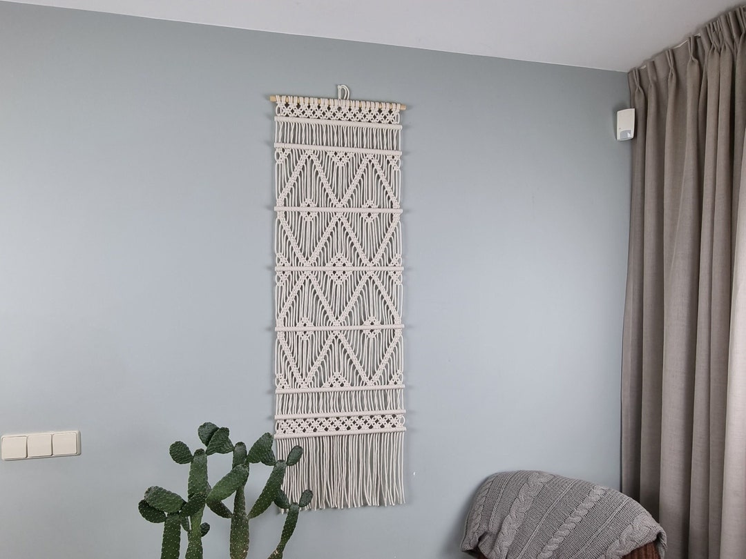 Wall Hanging Macramé Natural Wall Decoration New Home Decor Macramé ...
