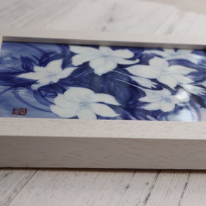 Chinese Blue and White Porcelain Wall Decor Handmade Ceramic Tile Mural ...