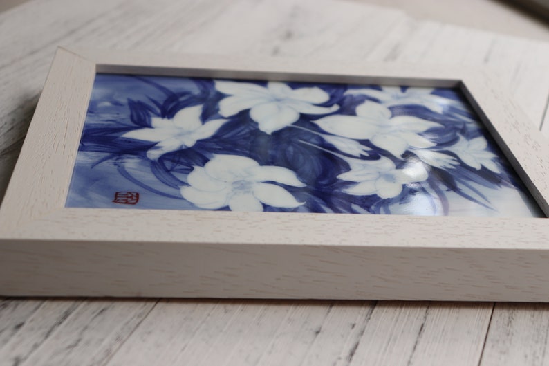 Chinese Blue and White Porcelain Wall Decor Handmade Ceramic - Etsy