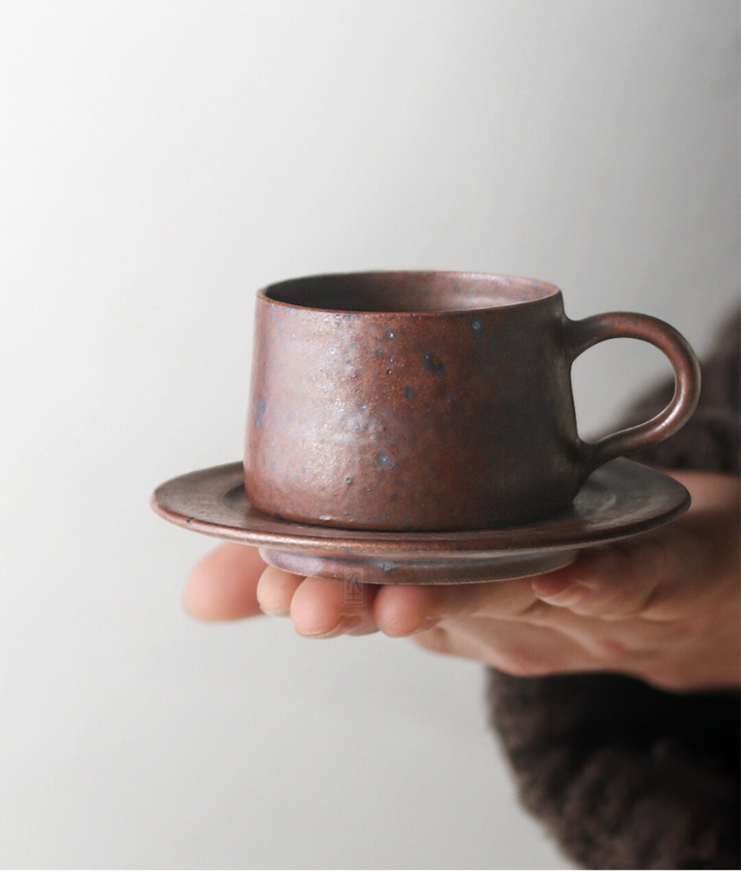Handmade Country Style Espresso Coffee Cups，stoneware Coffee Cups ...