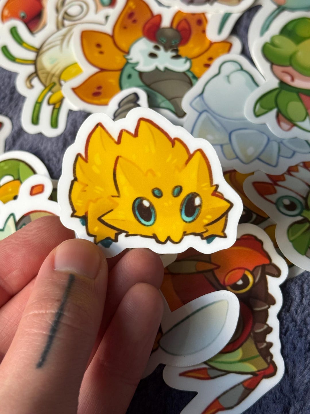 Bug Pokemon Sticker- Venonat, Joltik, Snom, Combee, Dwebble, Parasect ...