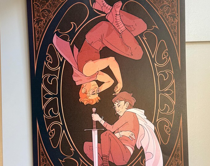 Griddlehark Poster, Fantasy, Art Print, the Locked Tomb, Gideon the ...