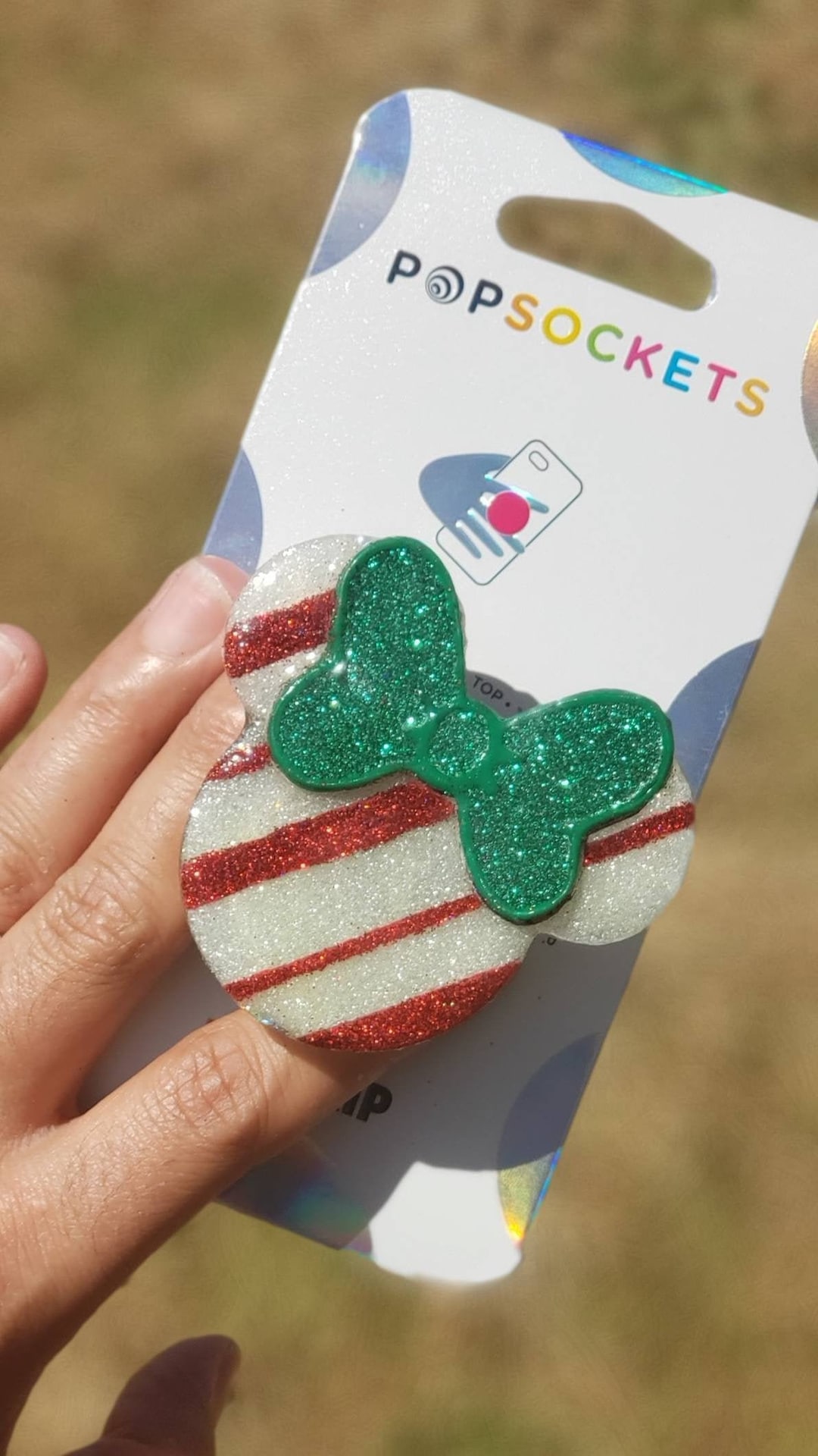 Mickey Popsocket Minnie Mouse Candy Cane Inspired Popsocket Disney - Etsy