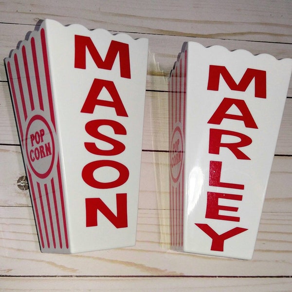 Personalized Popcorn Bucket - Etsy