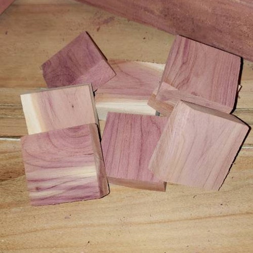 2 X 2X 3/4 Aromatic Red Cedar Wood Blocks Moth Ball Repellent - Etsy
