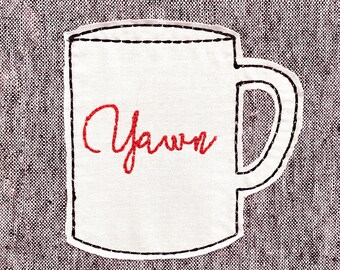 Raw Edge Machine Embroidery - Etsy