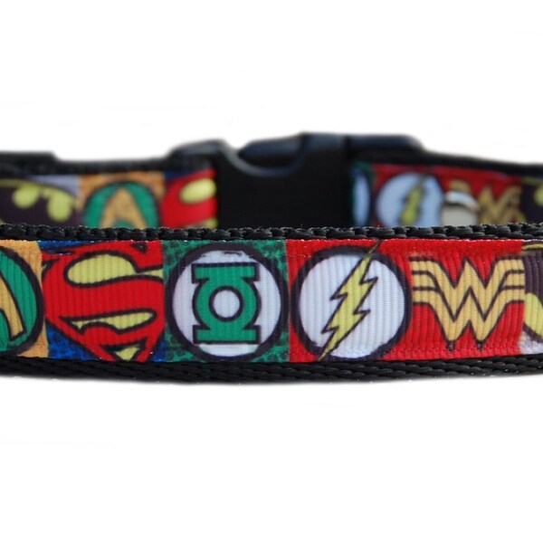 Superhero Dog Collar - Etsy UK
