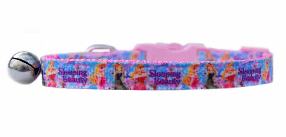 Pet Kitten Cat Safety Breakaway Collar Bell Pink Sleeping - Etsy UK