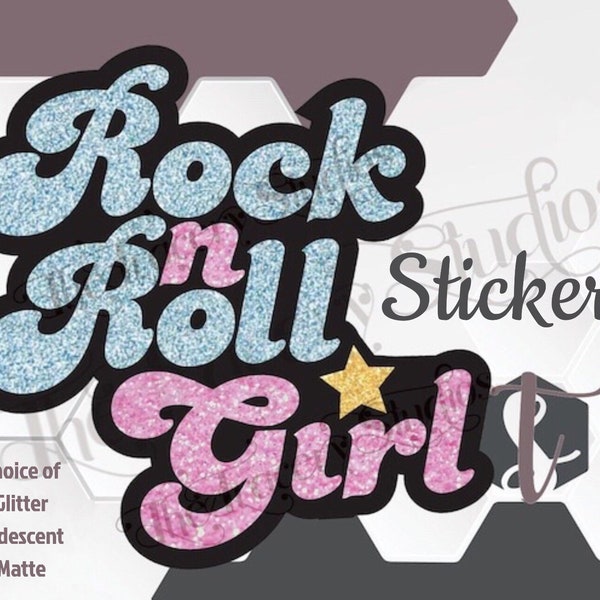 Rock N Roll Stickers - Etsy