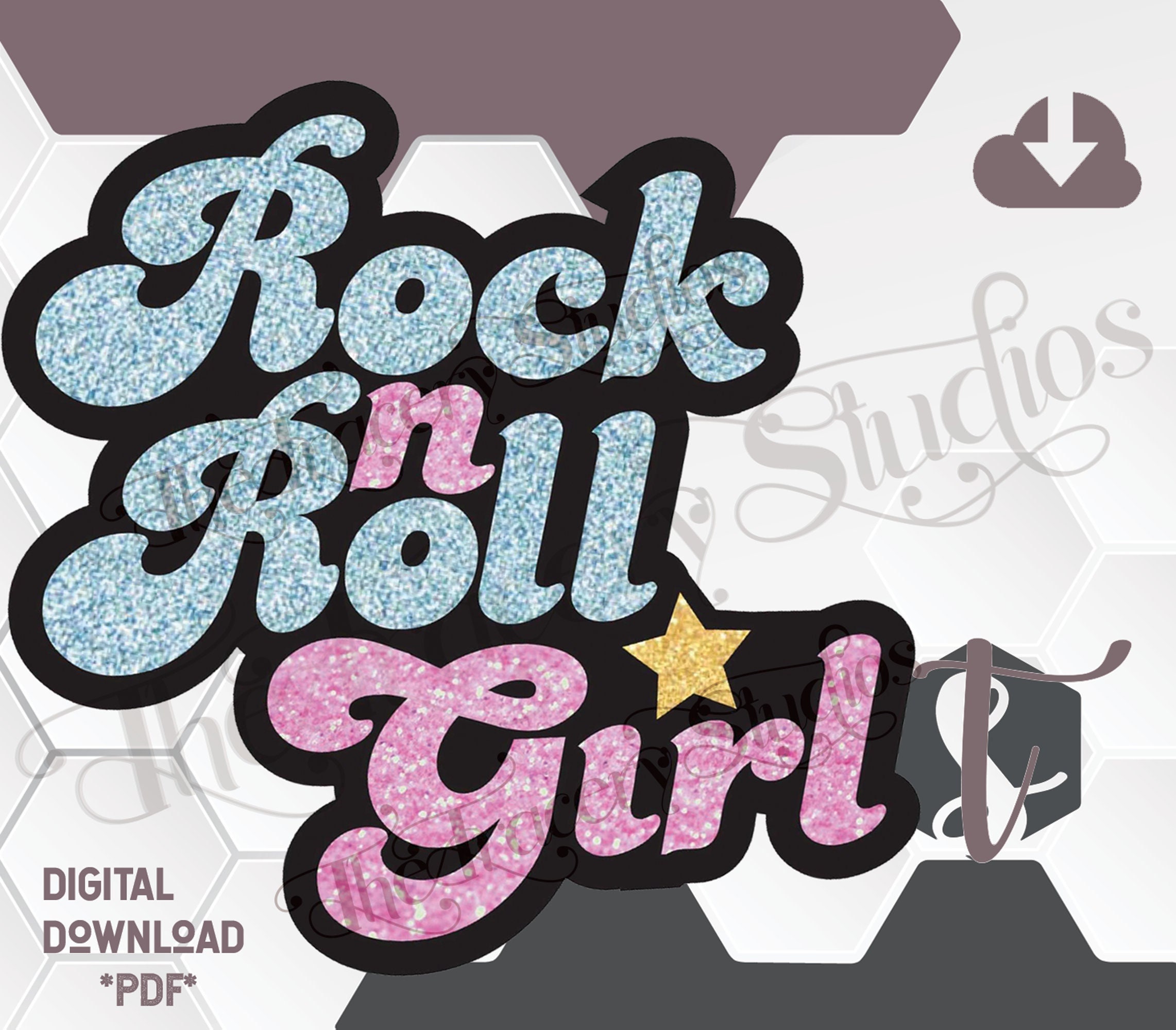 The Original! Rock N' Roll Girl !!digital Download!! (darla’s Decal ...