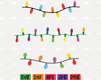 String lights svg | Etsy