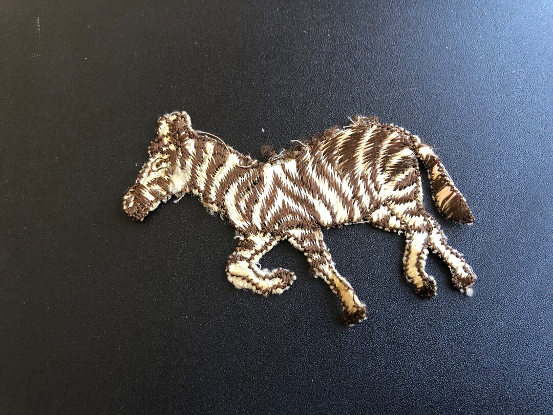 A Rare Zebra GERMAN SILK Cigarette Card Embroidered by Hand, Silk by ...