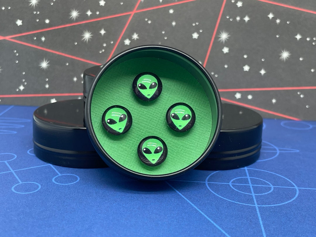 Alien - Number Magnetic Pins - Magnetic Pins - Etsy