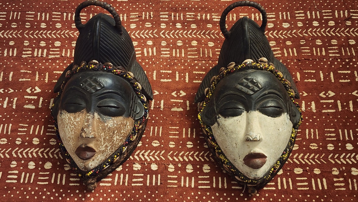 African Mask Punu - Etsy